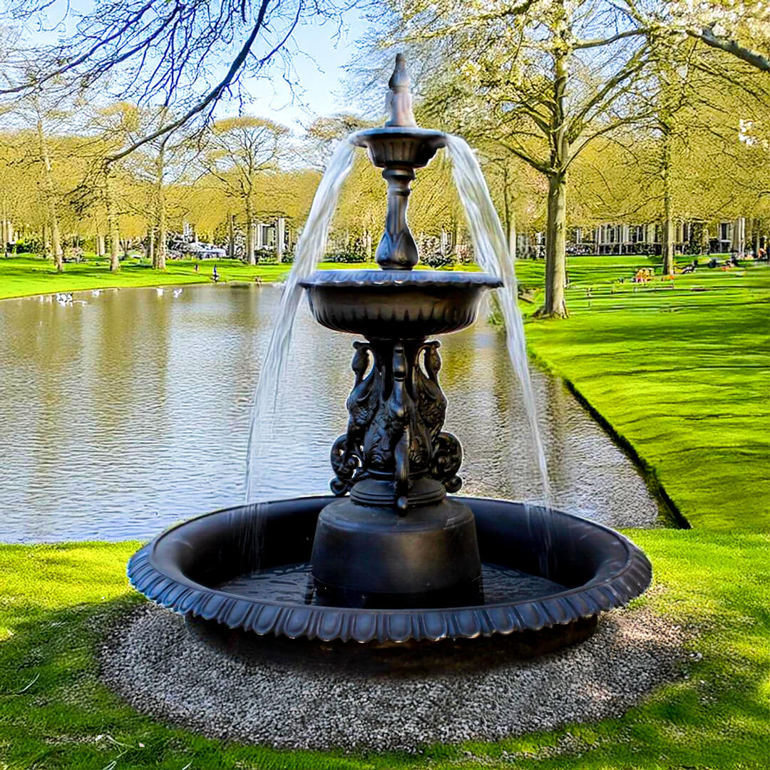 47 Gallon Garden Fountain Pond Base | The Kings Bay