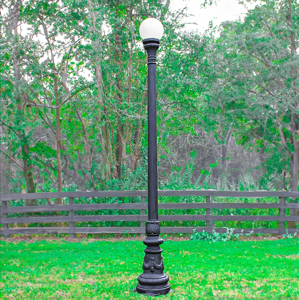 Globe Light Pole Dimension