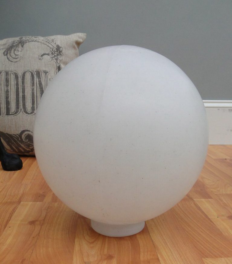 12 Inch Diameter Plastic Globe Shade for Outdoor Lighting | The Kings Bay