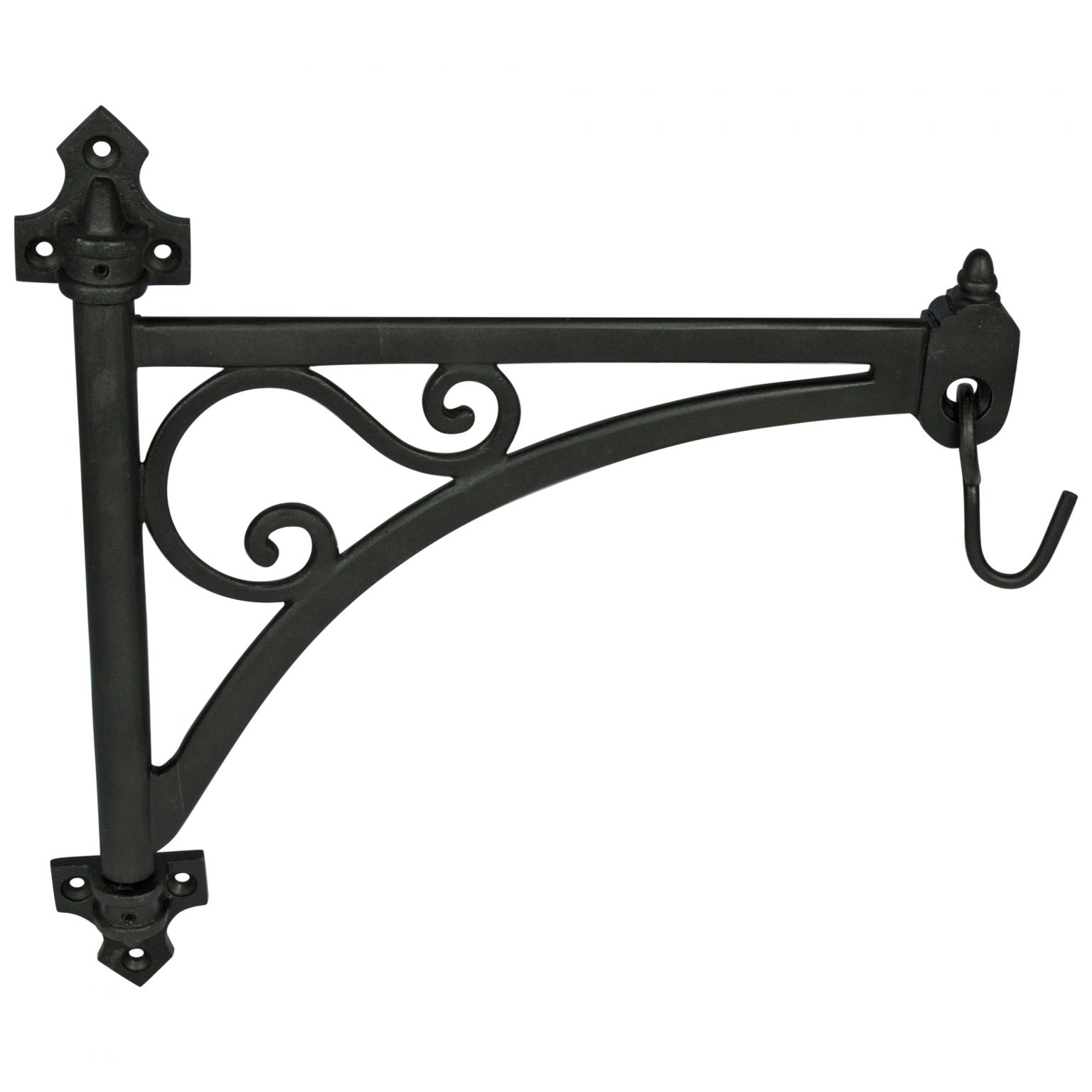 Cast Iron Swivel Arm Wall Bracket with Swinging Hook | The Kings Bay