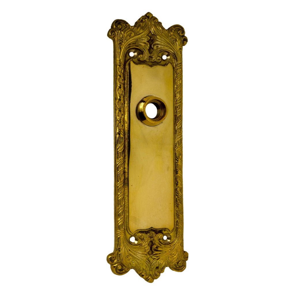 Solid Brass Pair of The Classic Door Plates | The Kings Bay
