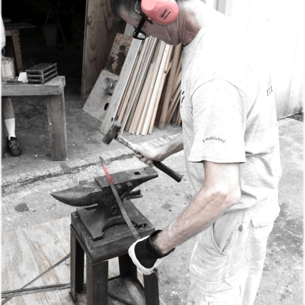 Black Boot Scraper Hand Wrought Iron Extra Large | The Kings Bay