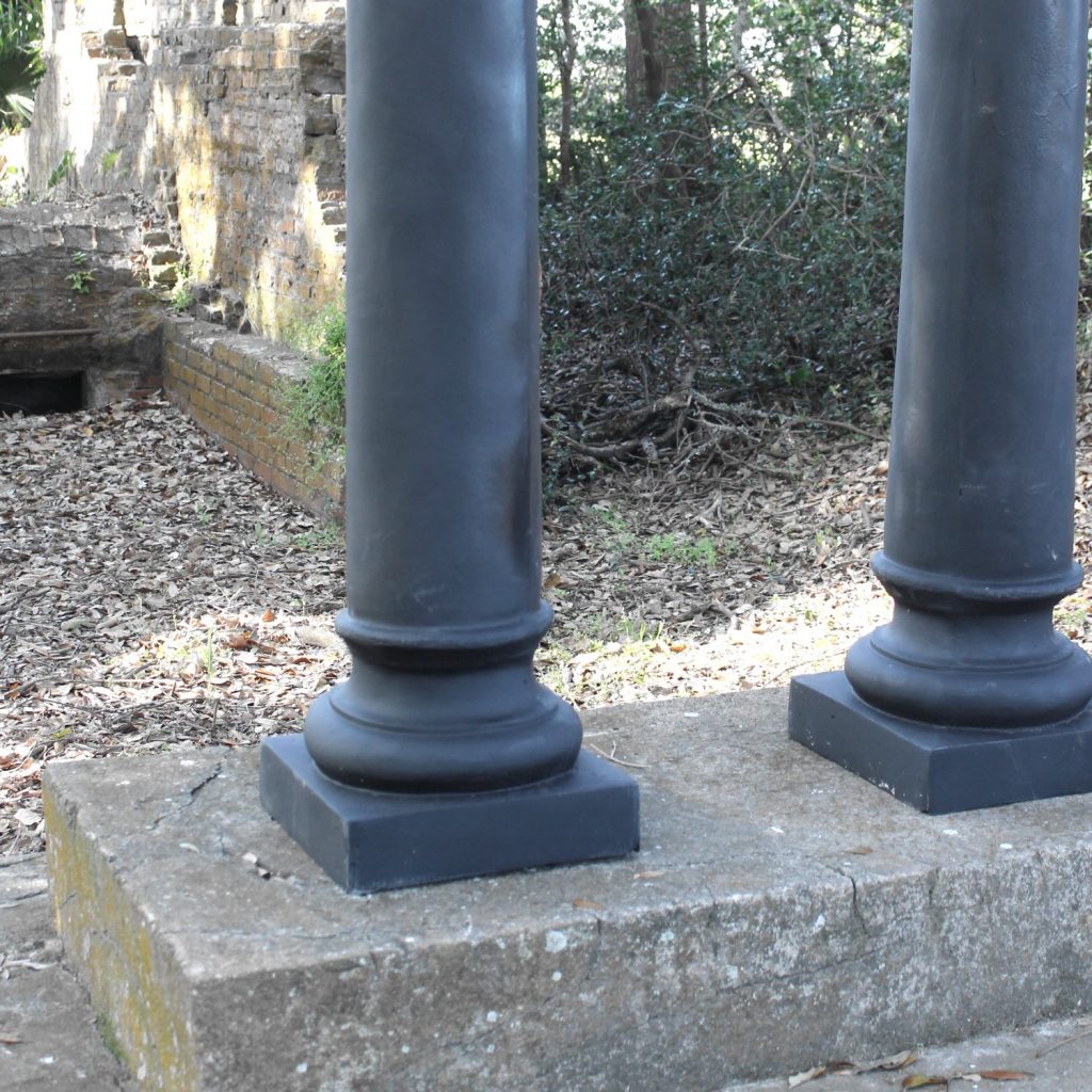 Porch or Garden Pillar Column Plinth Non Rust or Rot Aluminum Metal ...
