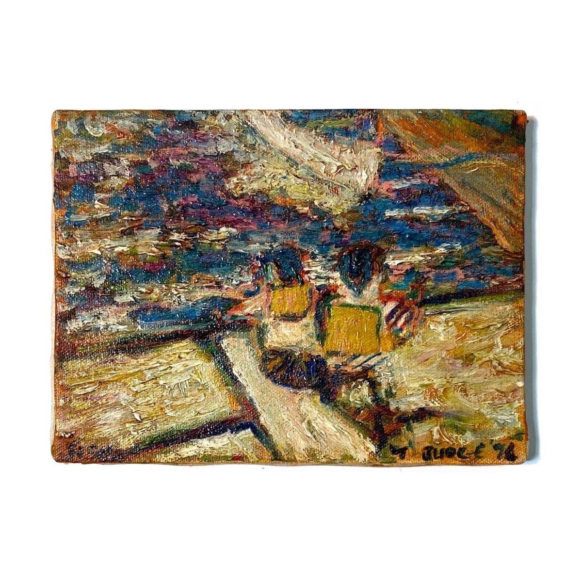 Impressionist Impasto Painting by Judge Sensational Brush Strokes Boat ...