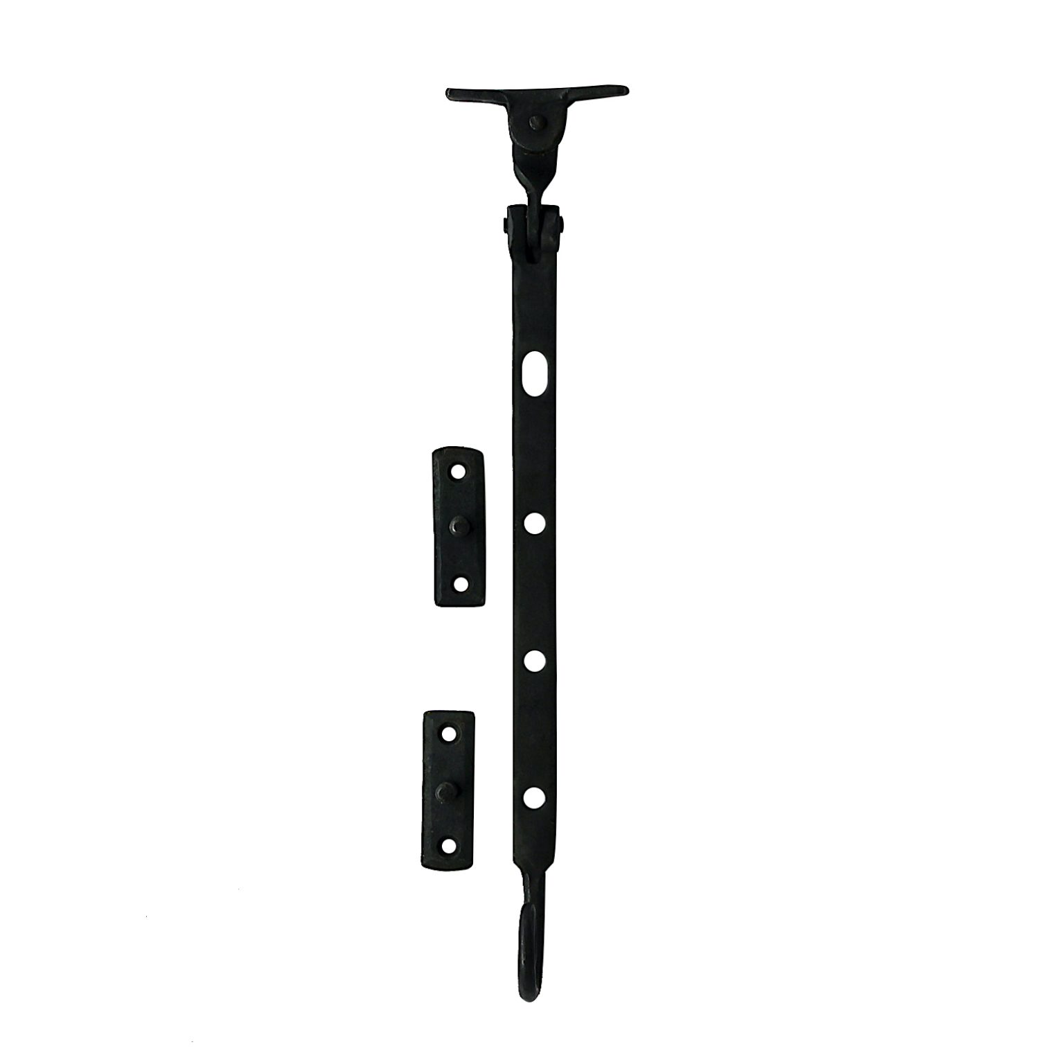 Colonial Window Casement or Stay Black Painted Hand Wrought Iron | The ...