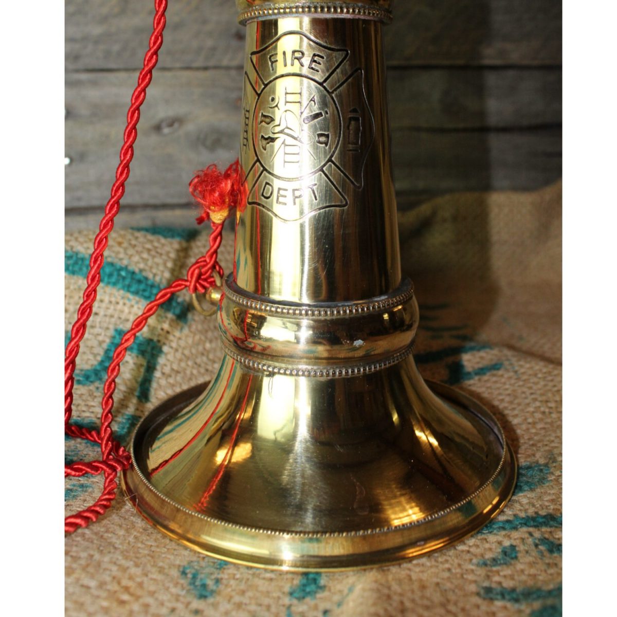 Old Firefighter Fire Parade Horn Trumpet or Bugle Polished Brass ...