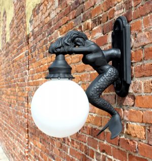 Gargoyle Dragon Wall Sconce Winged Outdoor or Indoor Light Fixture ...
