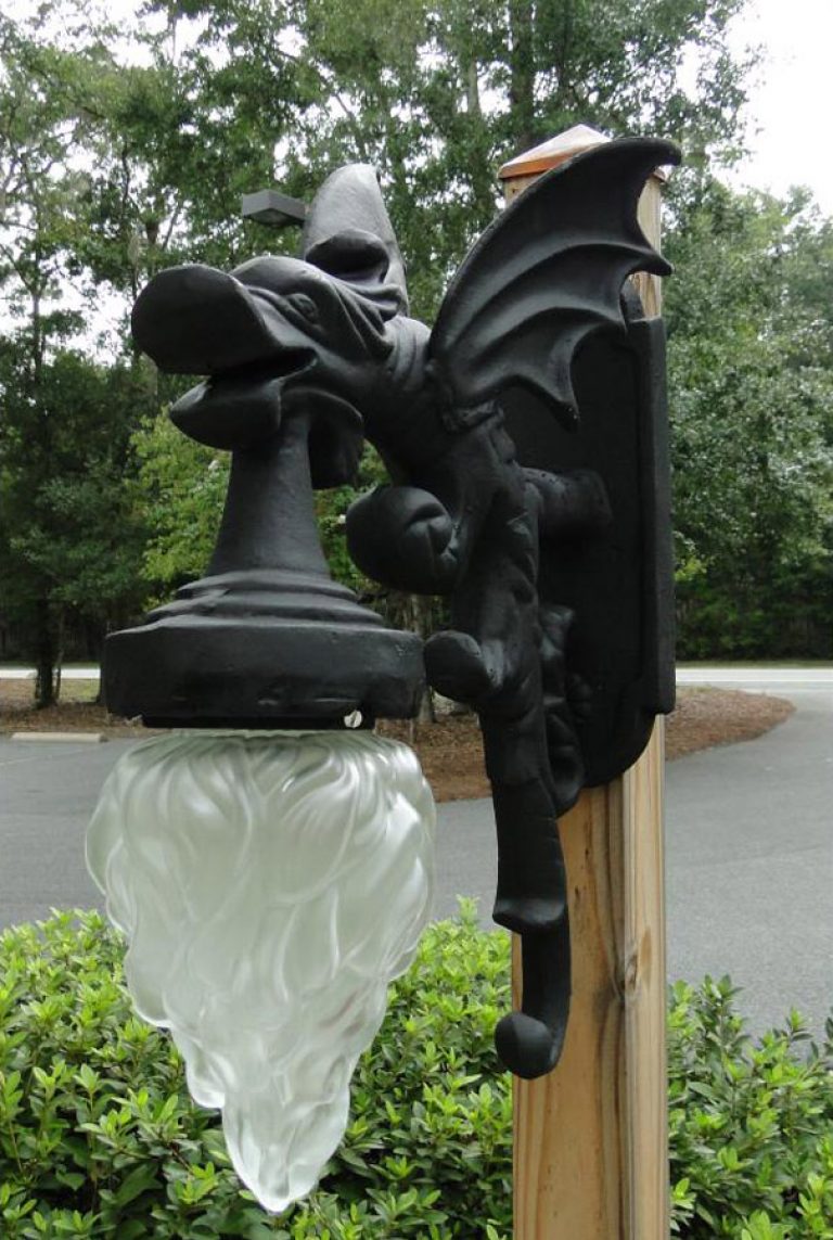 Gargoyle Wall Sconce for Indoor or Outdoor Lighting | The Kings Bay