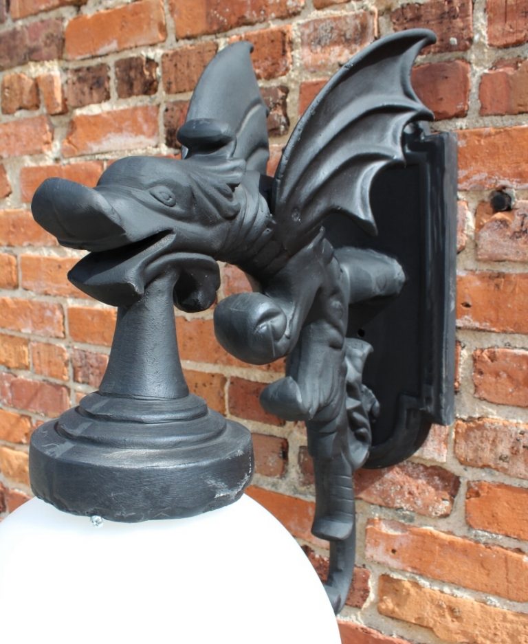Gargoyle Wall Sconce for Indoor or Outdoor Lighting | The Kings Bay