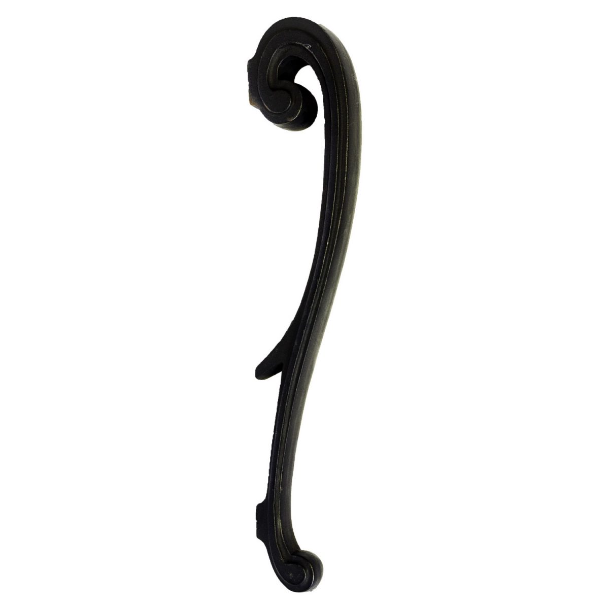 French Curve Commercial Cast Iron Door Pull Entry Hardware 15.75 Inch ...