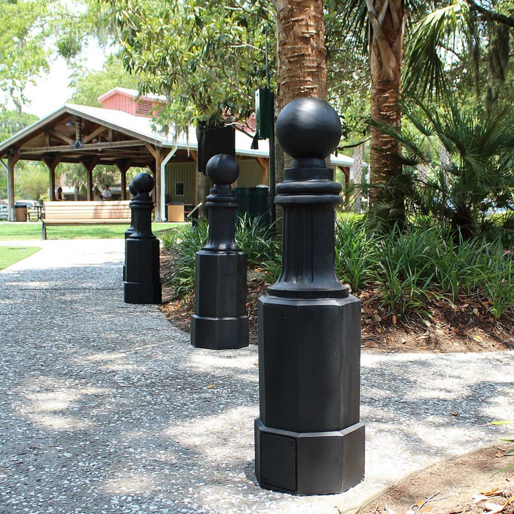 Bollard Post Classic Design for Driveway Commercial or Safety Guard ...