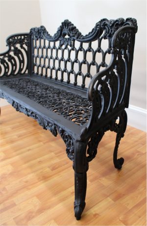 Pair of Colonial or Victorian Garden Benches in Non Rust Aluminum | The ...