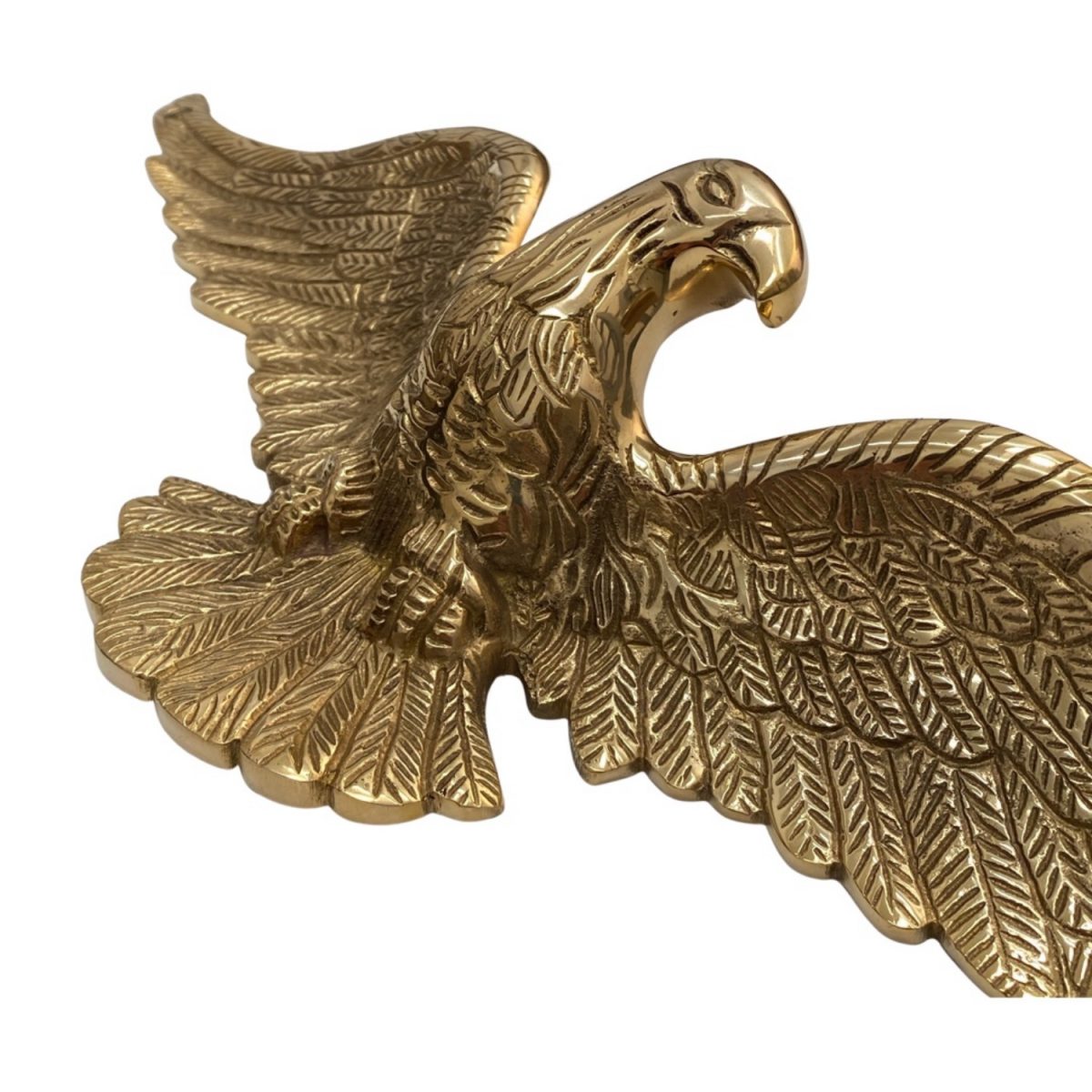 American Eagle Wall Plaque in Solid Cast Brass 20 Inch | The Kings Bay