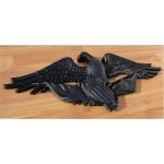 American Eagle Plaque Door Top Painted Black No Rust Aluminum - The ...