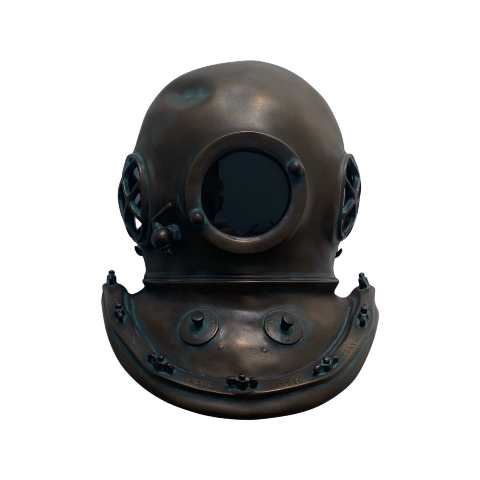Wall Mount Deep Sea Divers Helmet in Faux Bronze | The Kings Bay