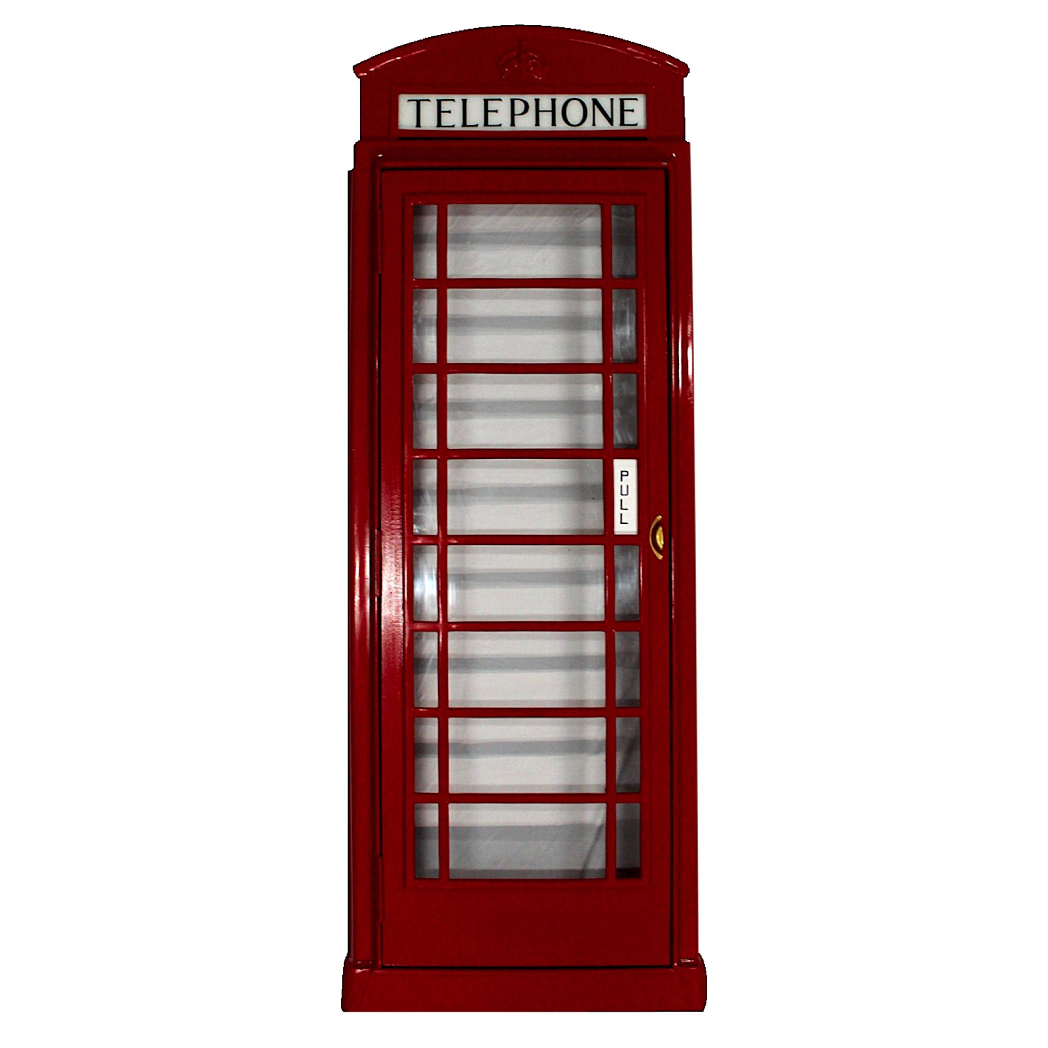 British Red Telephone Booth Box Door Front Cast No Rust Aluminum ...