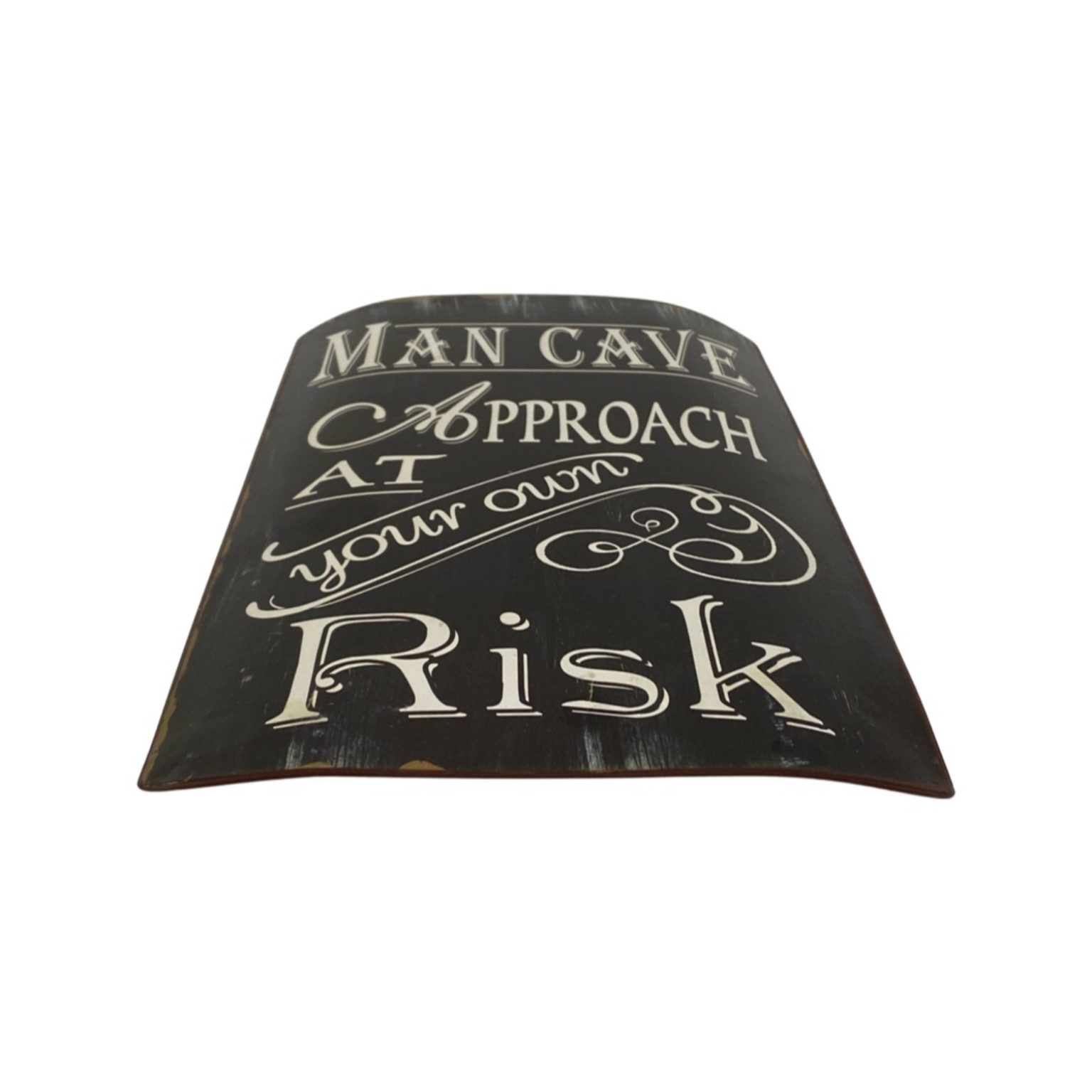 Approach At Your Own Risk Retro Style Man Cave Sign | The Kings Bay