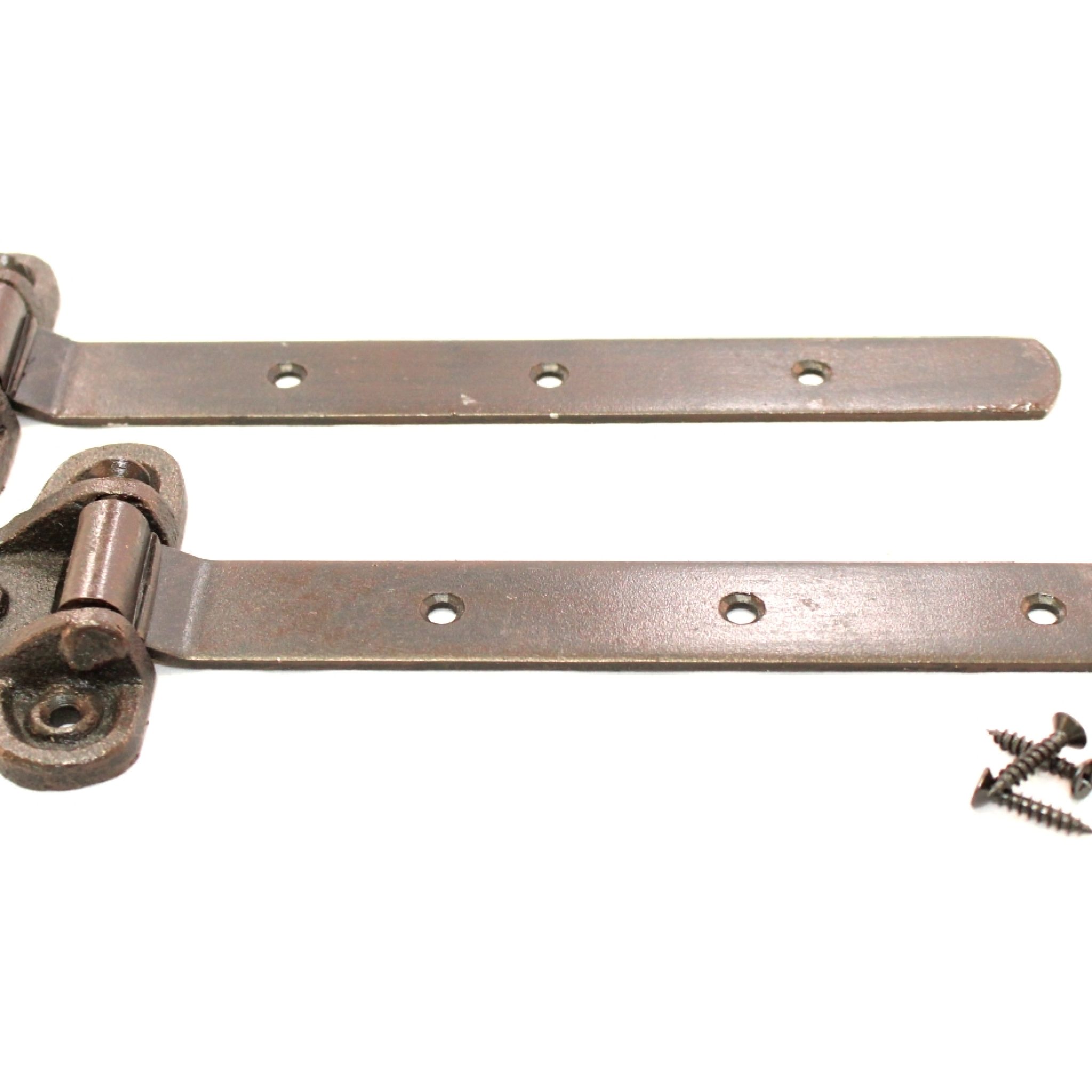 Cast Iron Small Barn Door Old Style Country Black Strap Hinge - Pair ...