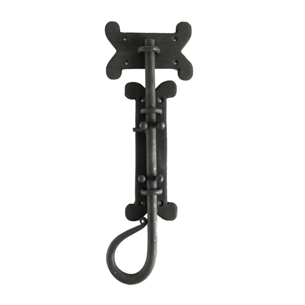 Wrought Iron Cane Tower Slide Bolt 13 Inch | The Kings Bay