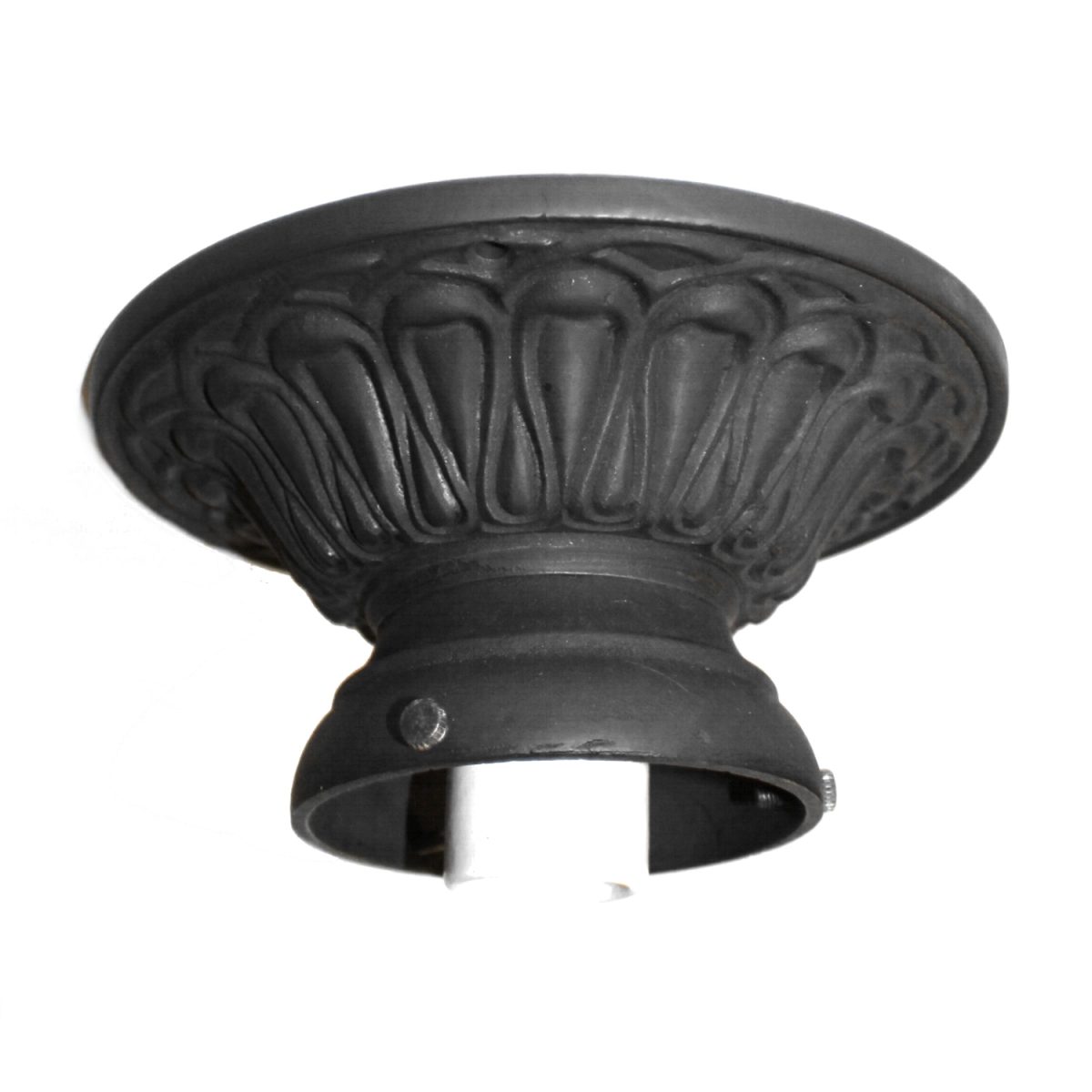 Country Ceiling Mounted Cast Iron Porch Light with 3.25 Inch Shade ...