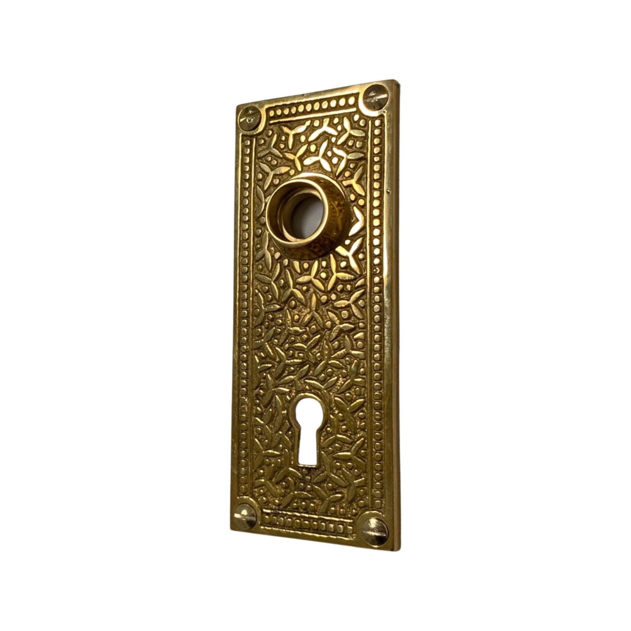 Victorian Mortise Lock Keeper with Strike Plate | The Kings Bay