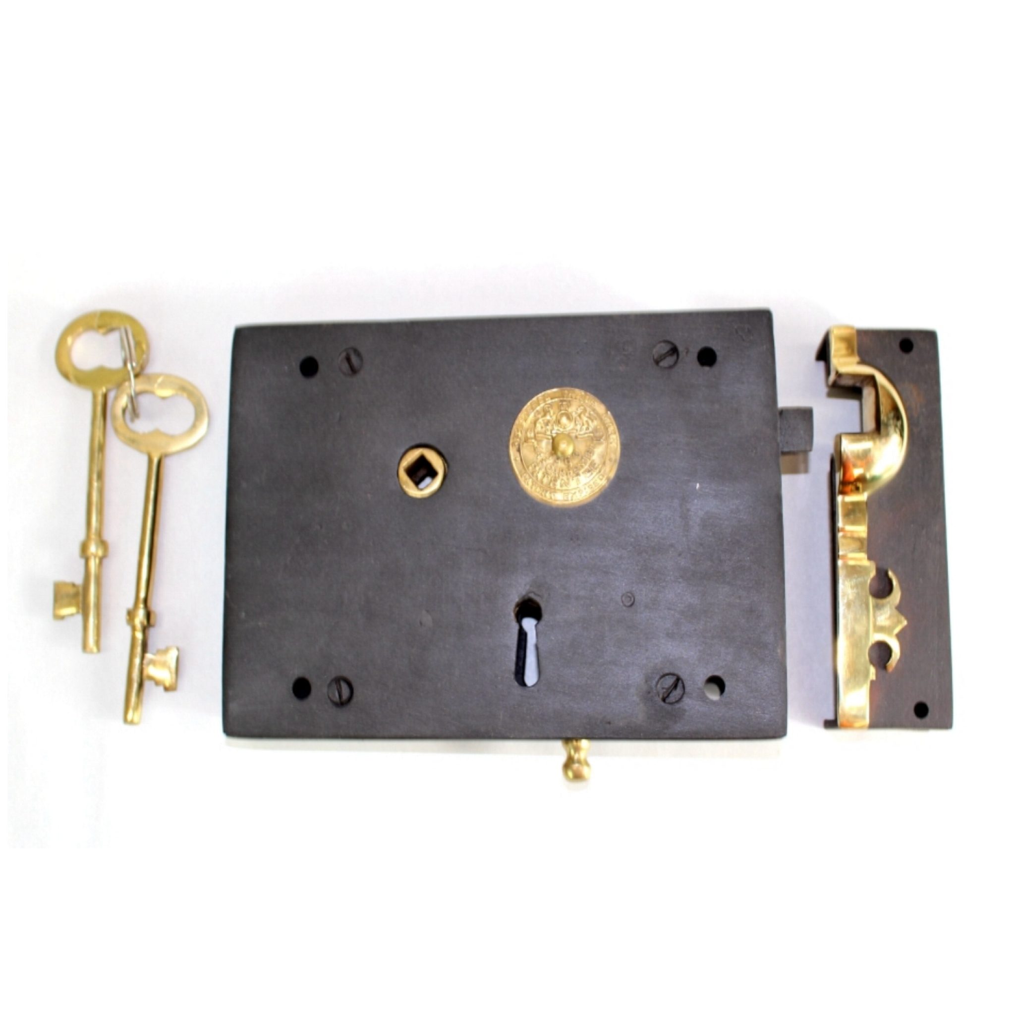 Wrought Iron Cane Tower Slide Bolt 13" | The Kings Bay