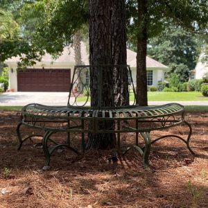 Half Round Tree Surround Garden Bench - The Kings Bay