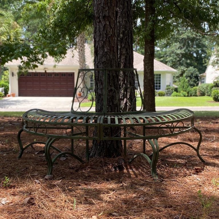 Half Round Tree Surround Garden Bench - The Kings Bay