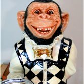 Waiter Monkey Butler Statue with Serving Tray 2 Foot | The Kings Bay
