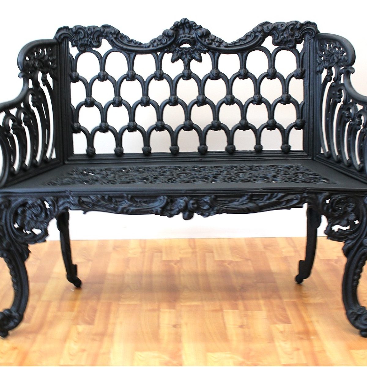 Pair of Love Seats Victorian Garden Bench Colonial | The Kings Bay