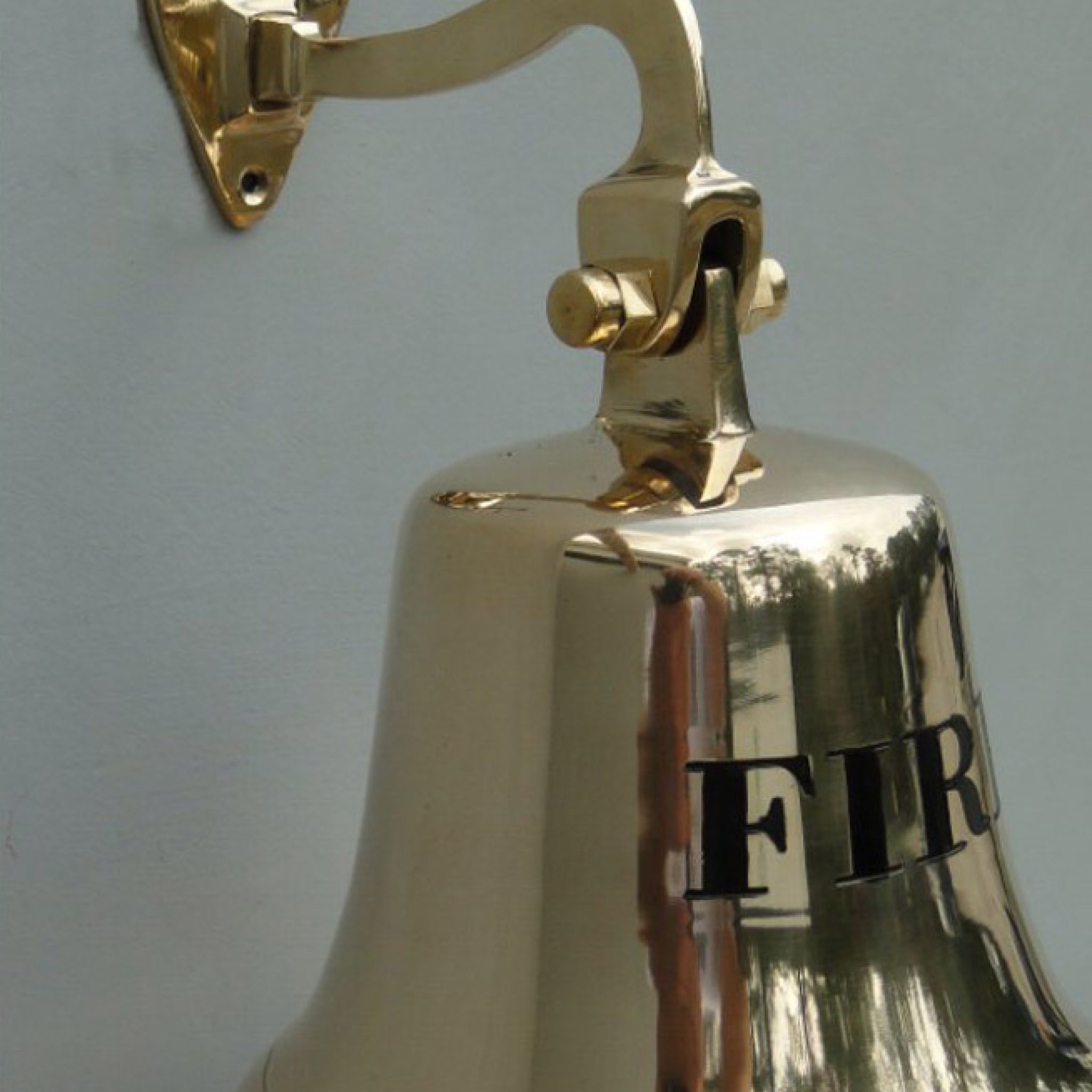 Wall Mounted Fireman's Fire Bell with Rope | The Kings Bay