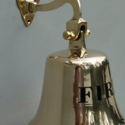 Wall Mounted Fireman's Fire Bell with Rope | The Kings Bay