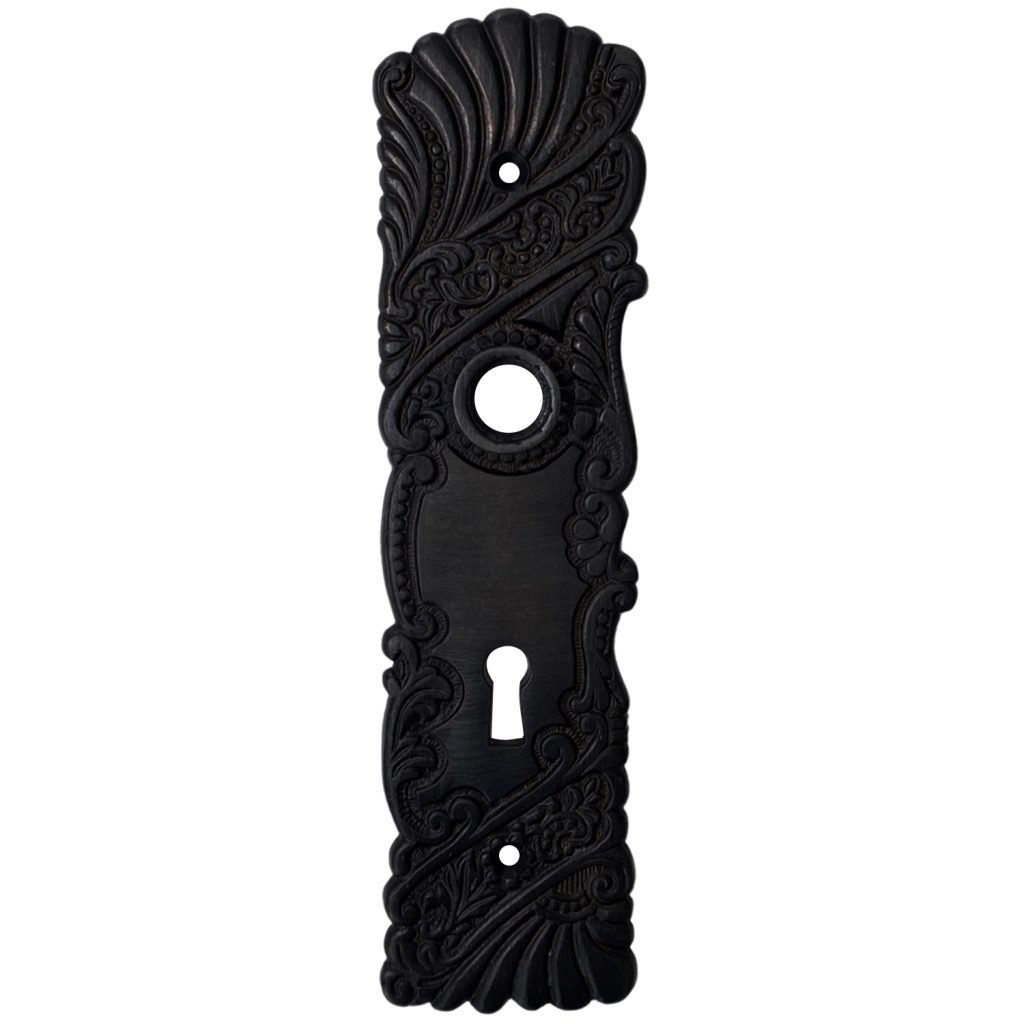 Large Door Handle Black Cast Iron Woodland Branch Design Entry Pull 16 ...