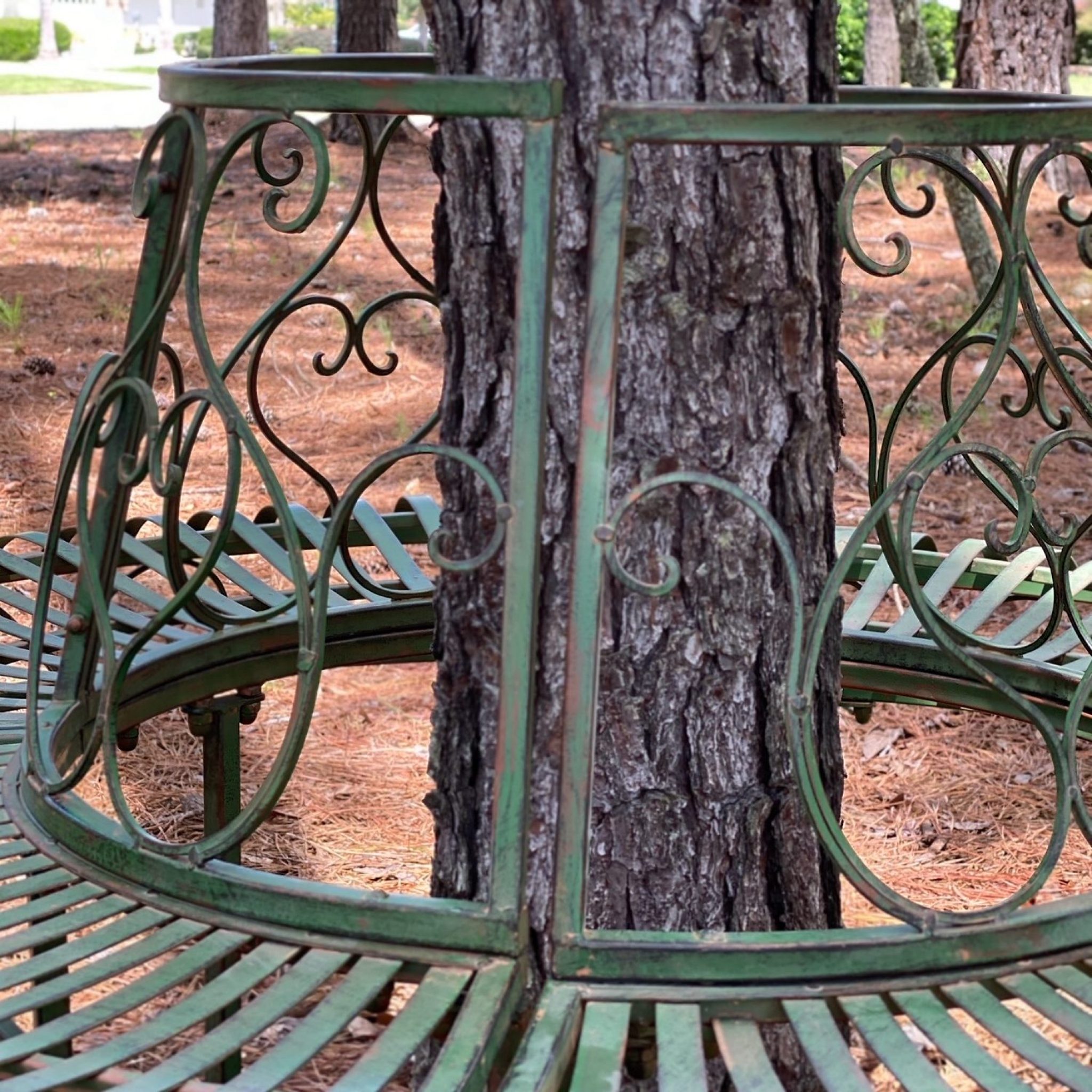 Half Round Tree Surround Garden Bench - The Kings Bay