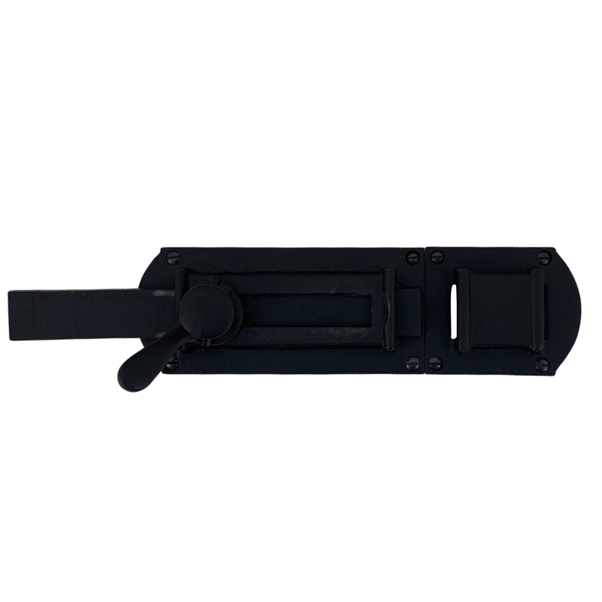 Surface Mounted Cast Iron Slide Bolt Pressure Lock 9" - The Kings Bay