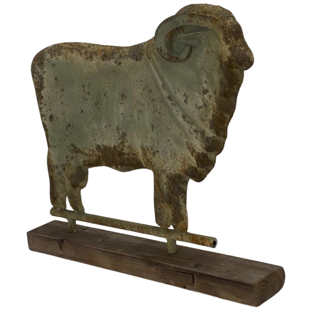 Country Style Sheep Weathervane Folk Art Statue | The Kings Bay