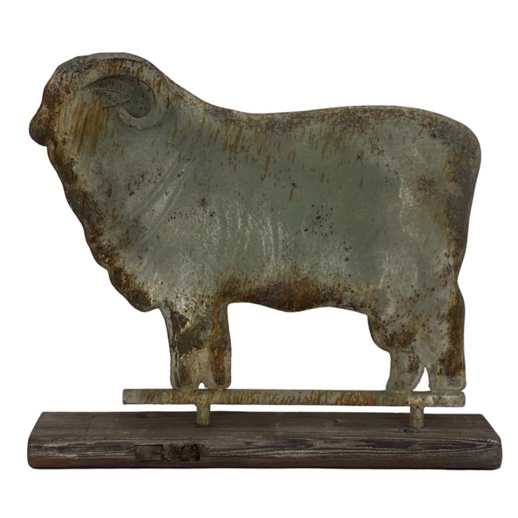 Country Style Sheep Weathervane Folk Art Statue | The Kings Bay