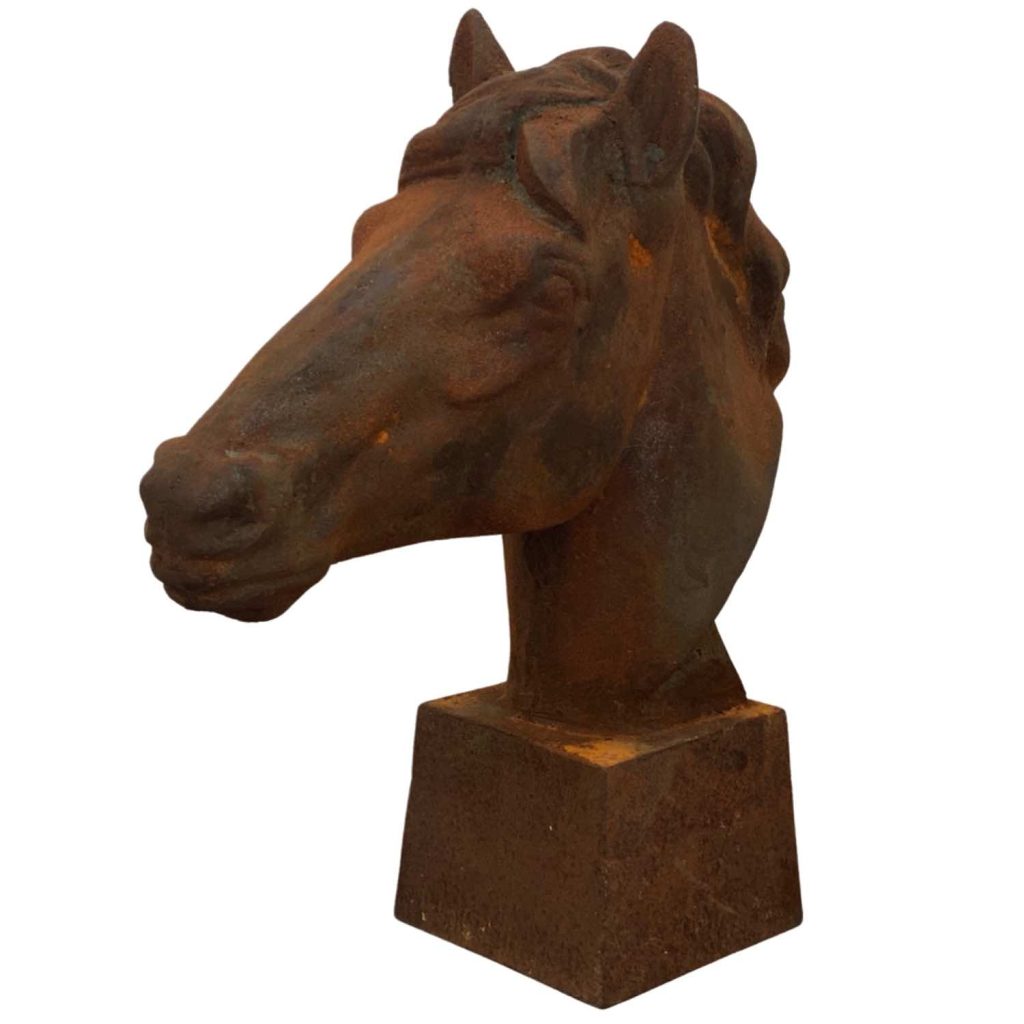 Large Cast Iron Horse Head Bust | The Kings Bay