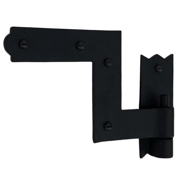 Colonial Style Pair of Thick Cast Iron Shutter Hinges | The Kings Bay