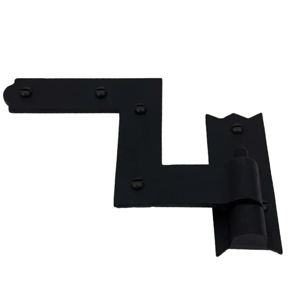 Colonial Style Pair of Thick Cast Iron Shutter Hinges | The Kings Bay
