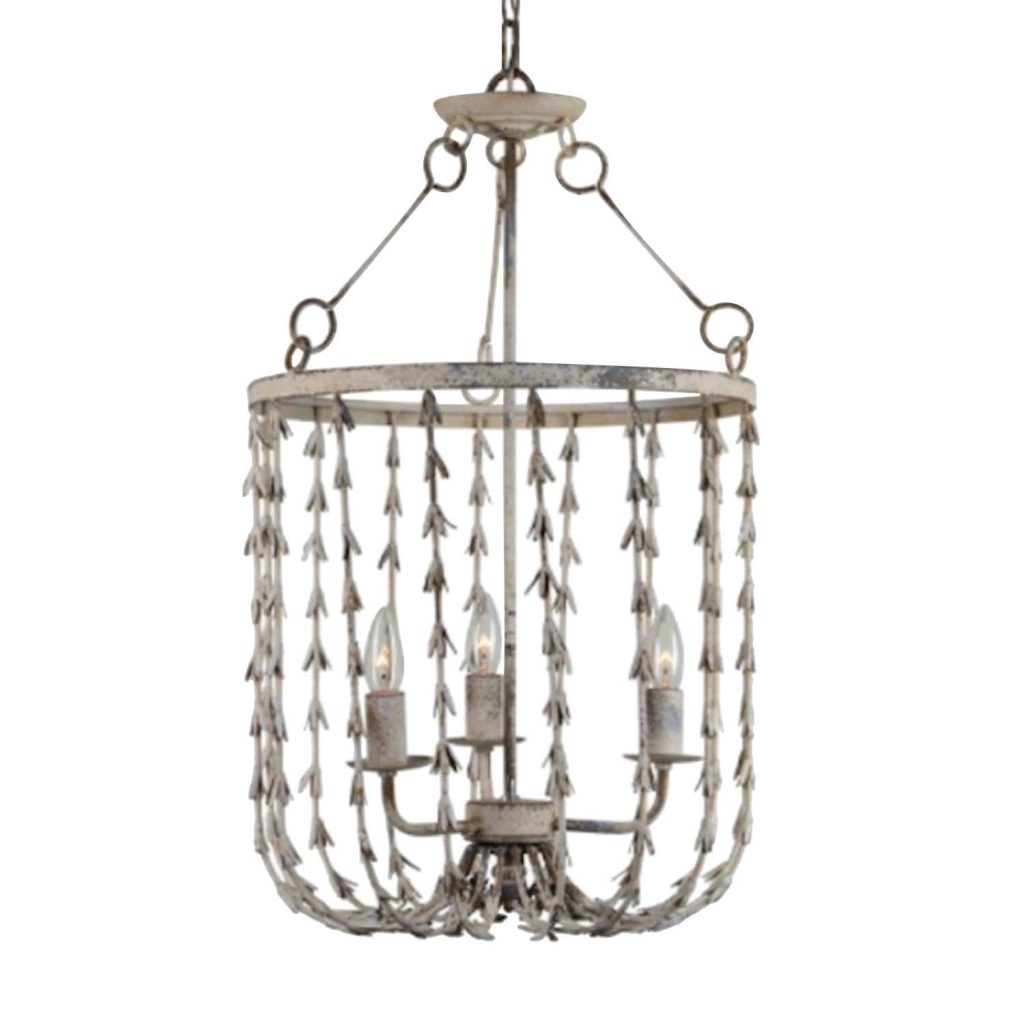 Hand Painted Country Cottage Chandelier with Forestry Motif | The Kings Bay