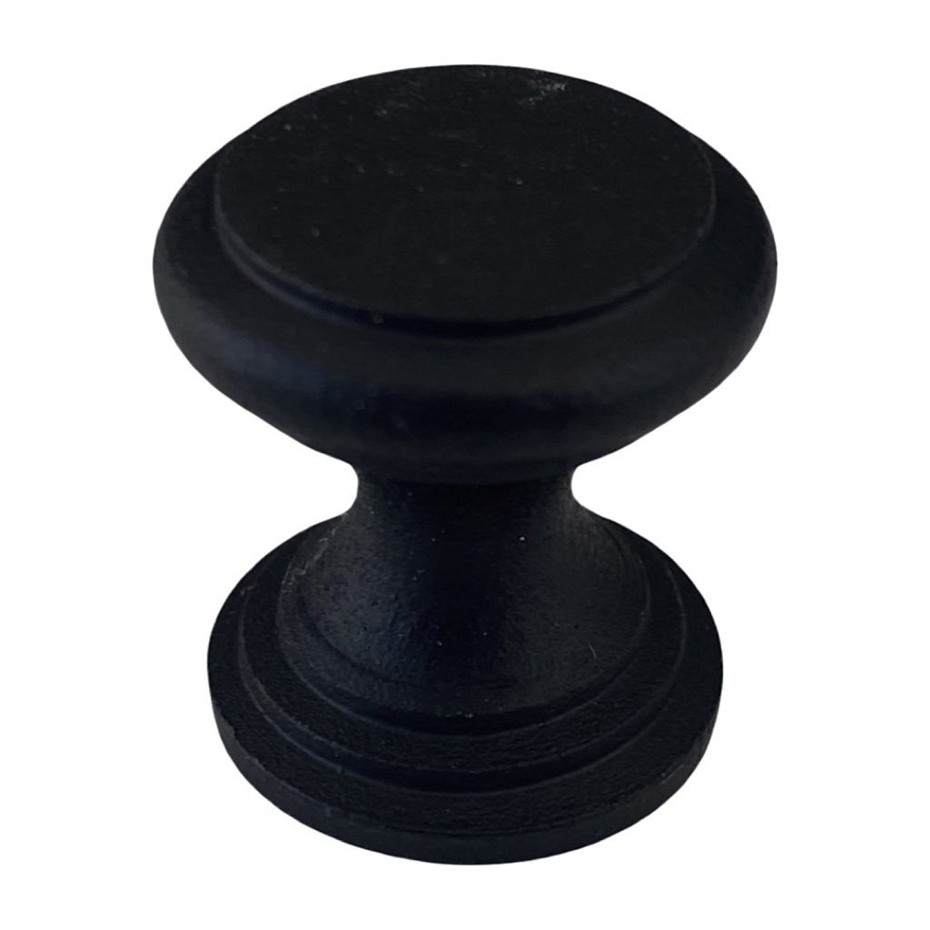 Cast Iron Cabinet Knobs with Smooth Circular .75 Inch | The Kings Bay