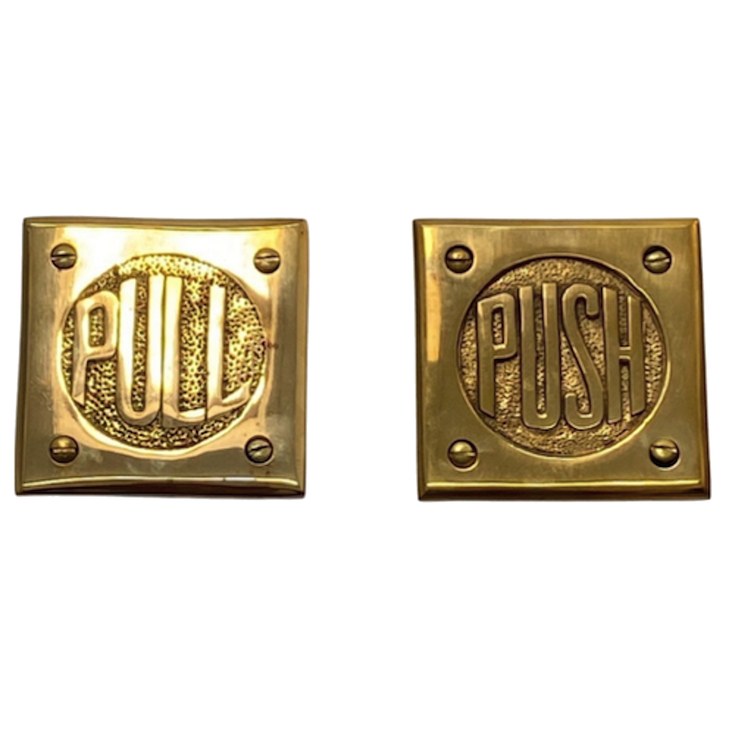 Push and Pull Door Finger Plate Set | The Kings Bay