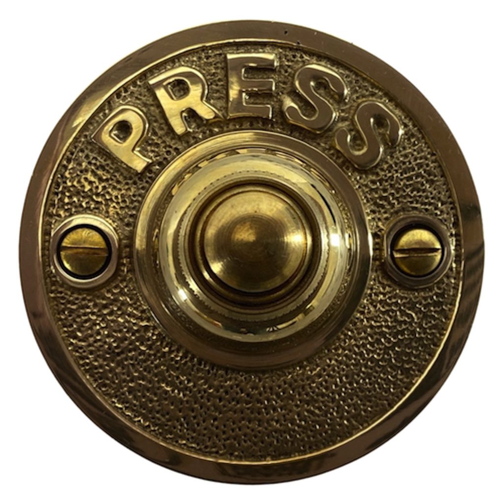 Brass Doorbells - Antique Brass Doorbell Push Buttons