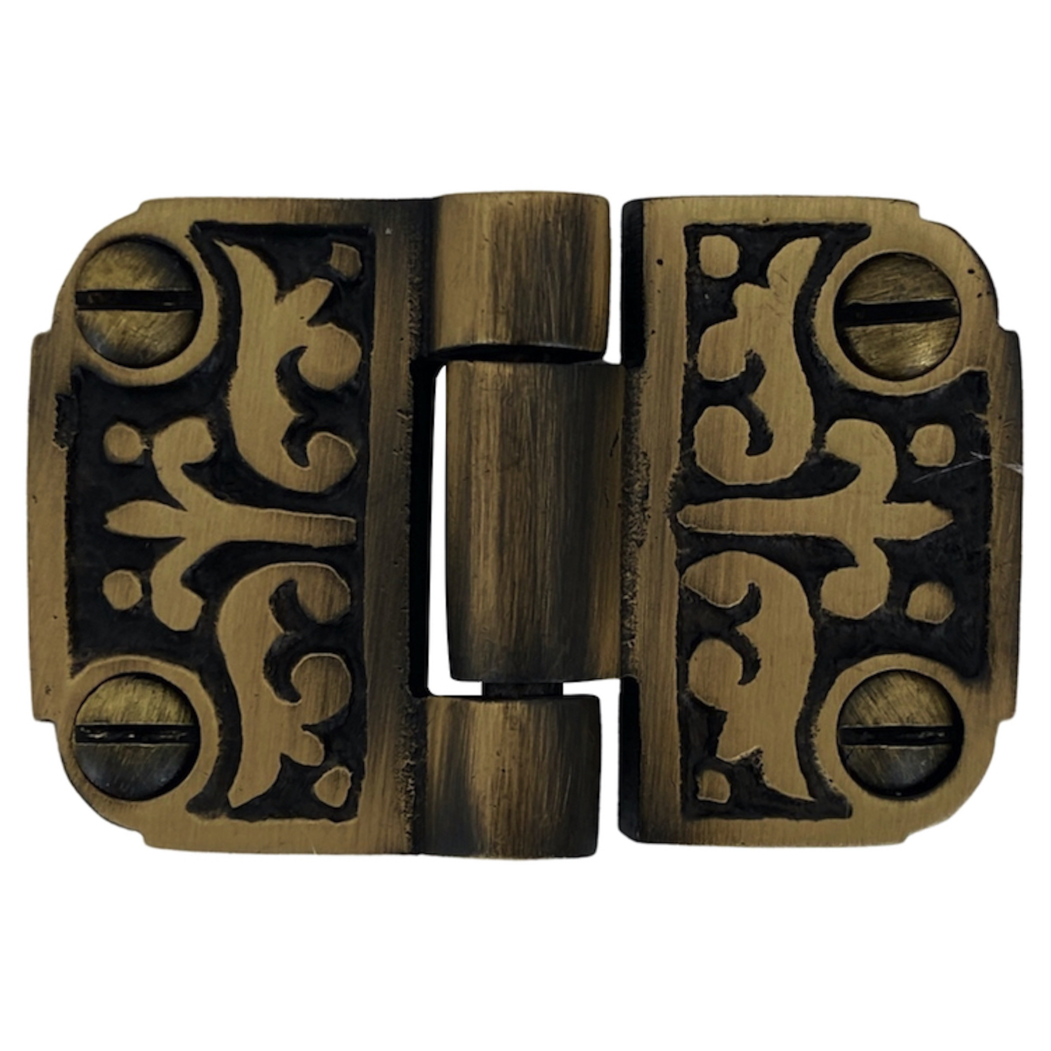 Flush Victorian Cabinet Flap Hinge in Brass 2 Inch | The Kings Bay
