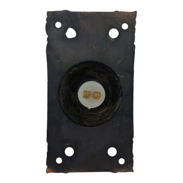 Electric Victorian Cast Brass Replica Push Button Doorbell - 3 Finish ...