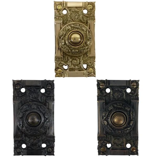 Electric Victorian Replica Push Button Doorbell | The Kings Bay