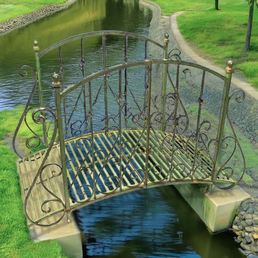 5 ft Steel Garden Bridge | The Kings Bay