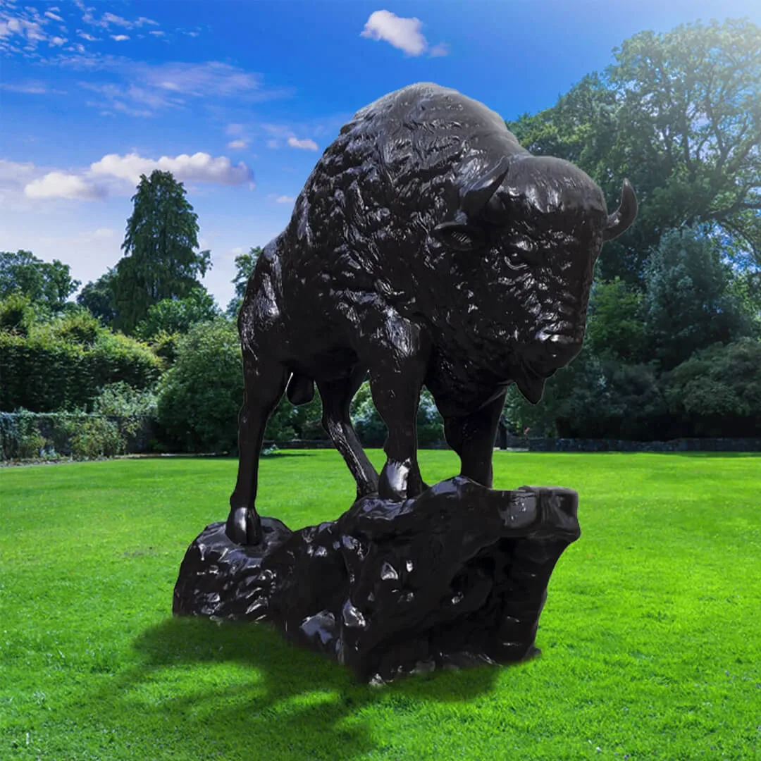 Life Size Great Plains American Buffalo Bison - Family or Separate ...