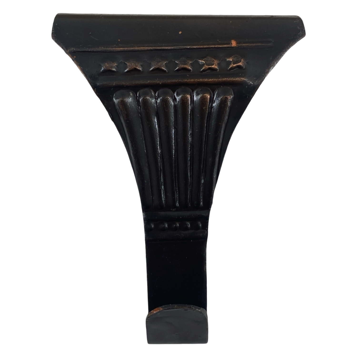 Victorian Style Picture Rail Hook in Solid Brass | The Kings Bay
